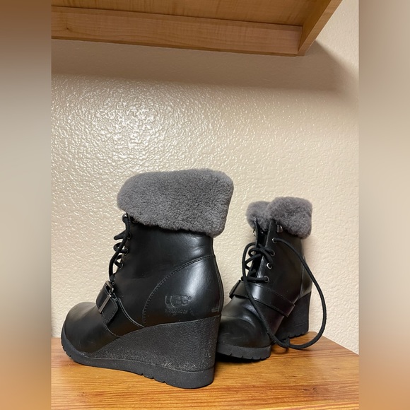 UGG | Shoes | Ugg Wedge Heeled Boots | Poshmark